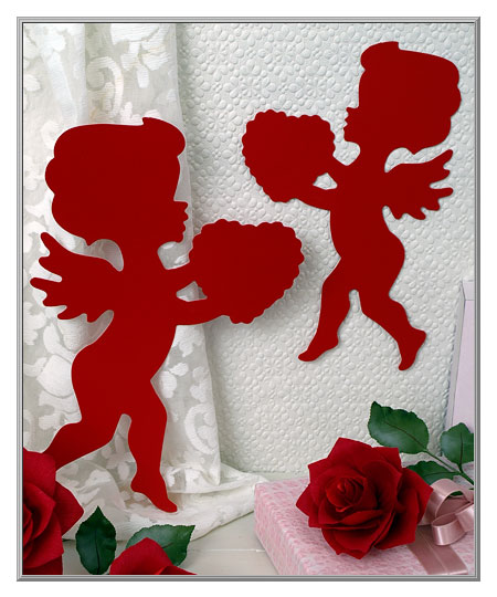 Valentine Shop: Classic Cupid Cutout Silhouettes - D. Blumchen