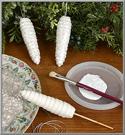 Craft Shop: Spun Cotton Watte Craft Shapes Germany - D. Blumchen